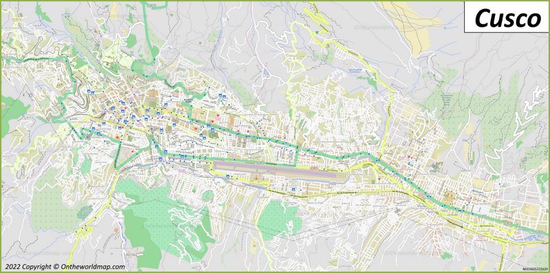 Mapa de Cuzco | Perú | Mapas Detallados de Cuzco (Cuzco)